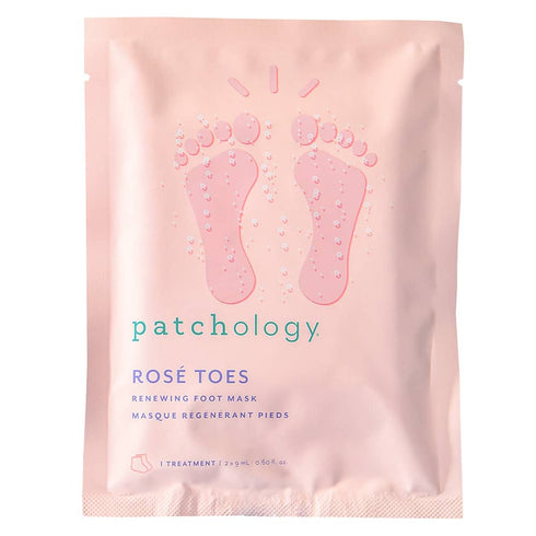 Patchology Rosé Toes Foot Mask | Hydrating Renewing Foot Masks